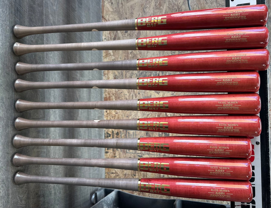 Berg Bat KG61 Elite Series | Maple | Slate / Cherry / Gold – The Wood ...