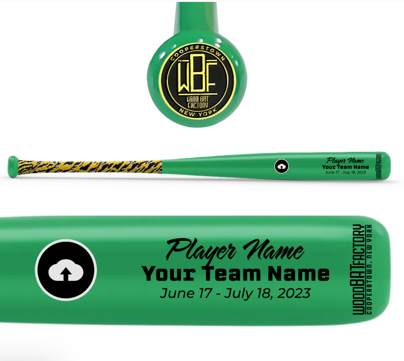 Custom Personalized Baseball Bats | Pro-Grade Wood – The Wood Bat Factory