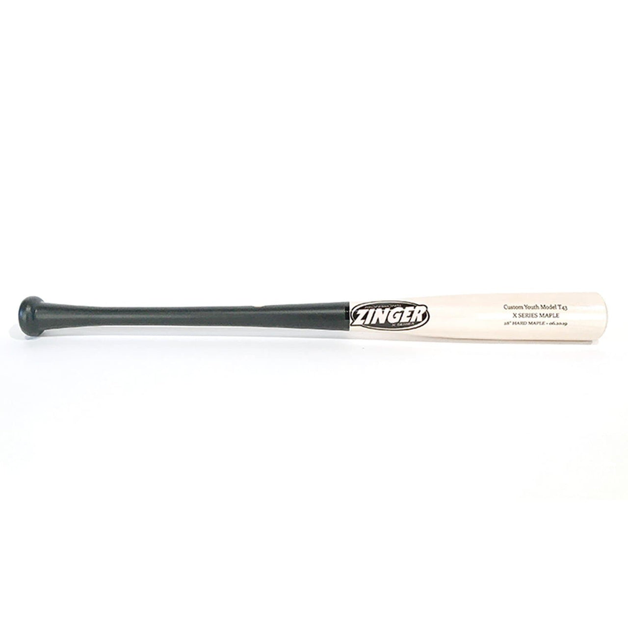 Zinger Bats Youth Model T43 Wood Bat | Maple | 29" (-3) – The Wood Bat ...